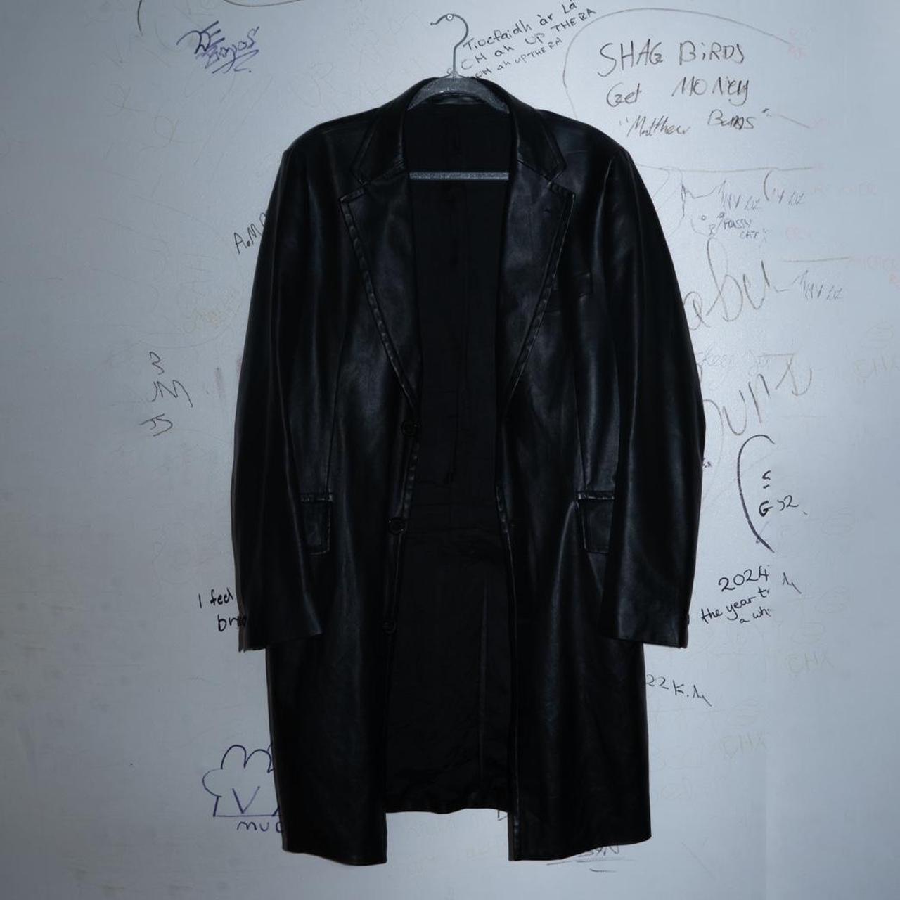 Our legacy vegan leather jacket runway show worn.... - Depop