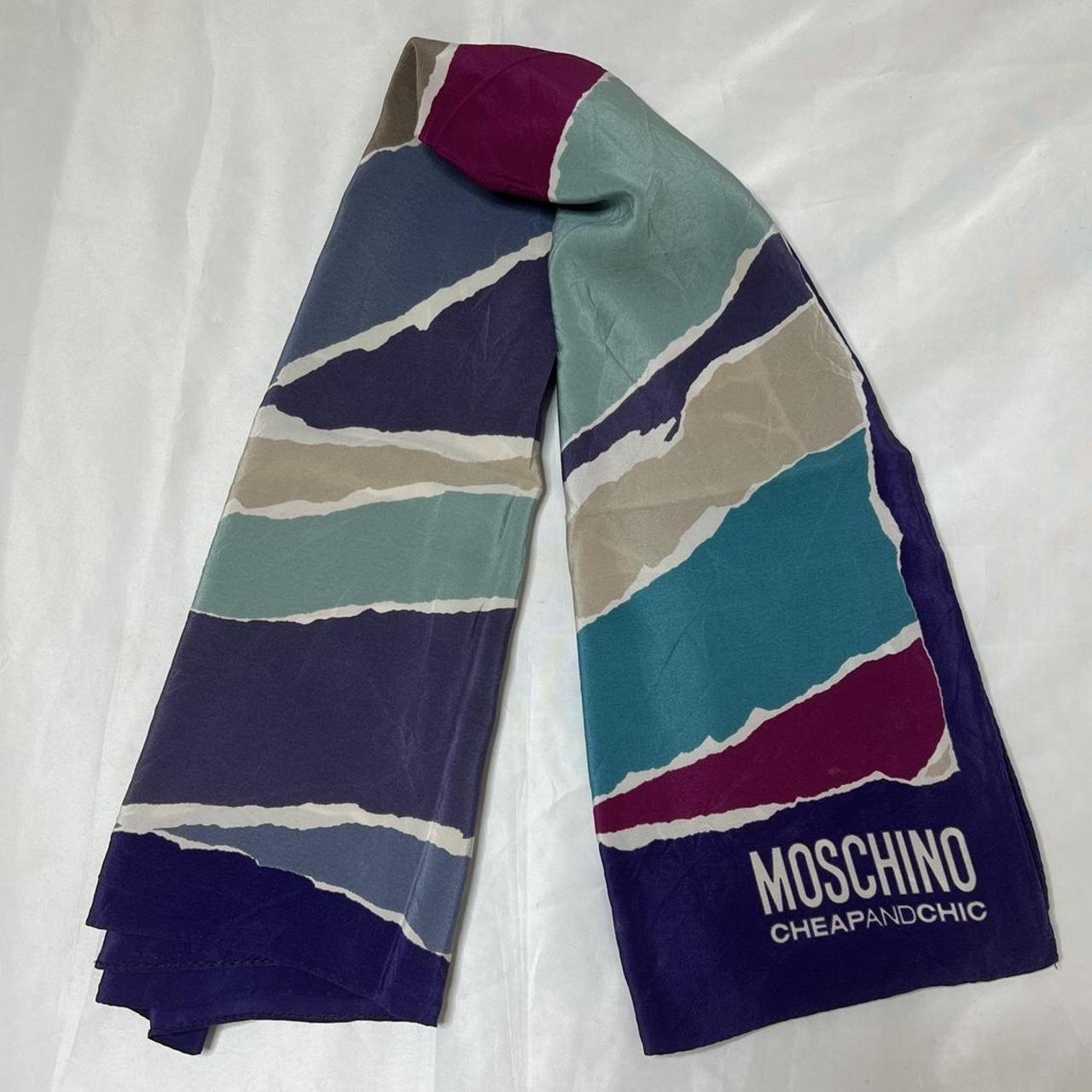 MOSCHINO Scarf - Multicoloured ️FREE... - Depop