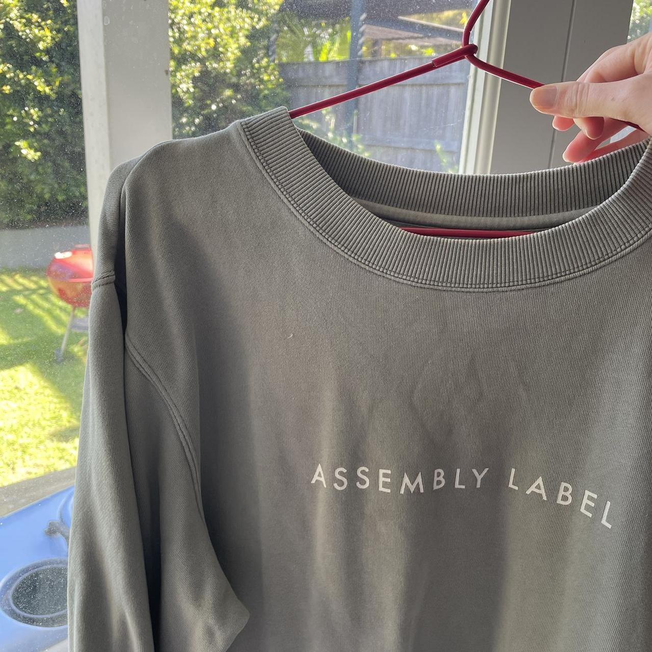 Assembly Label jumper Comfy and worn in 2x small... - Depop
