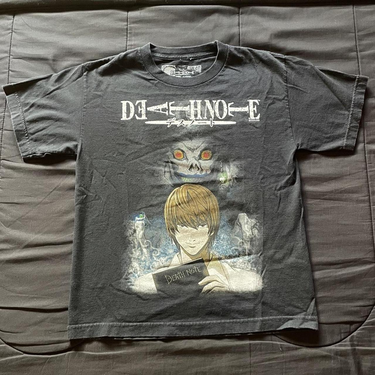 Death note tee 🎶 Some cracking and has been worn,... - Depop