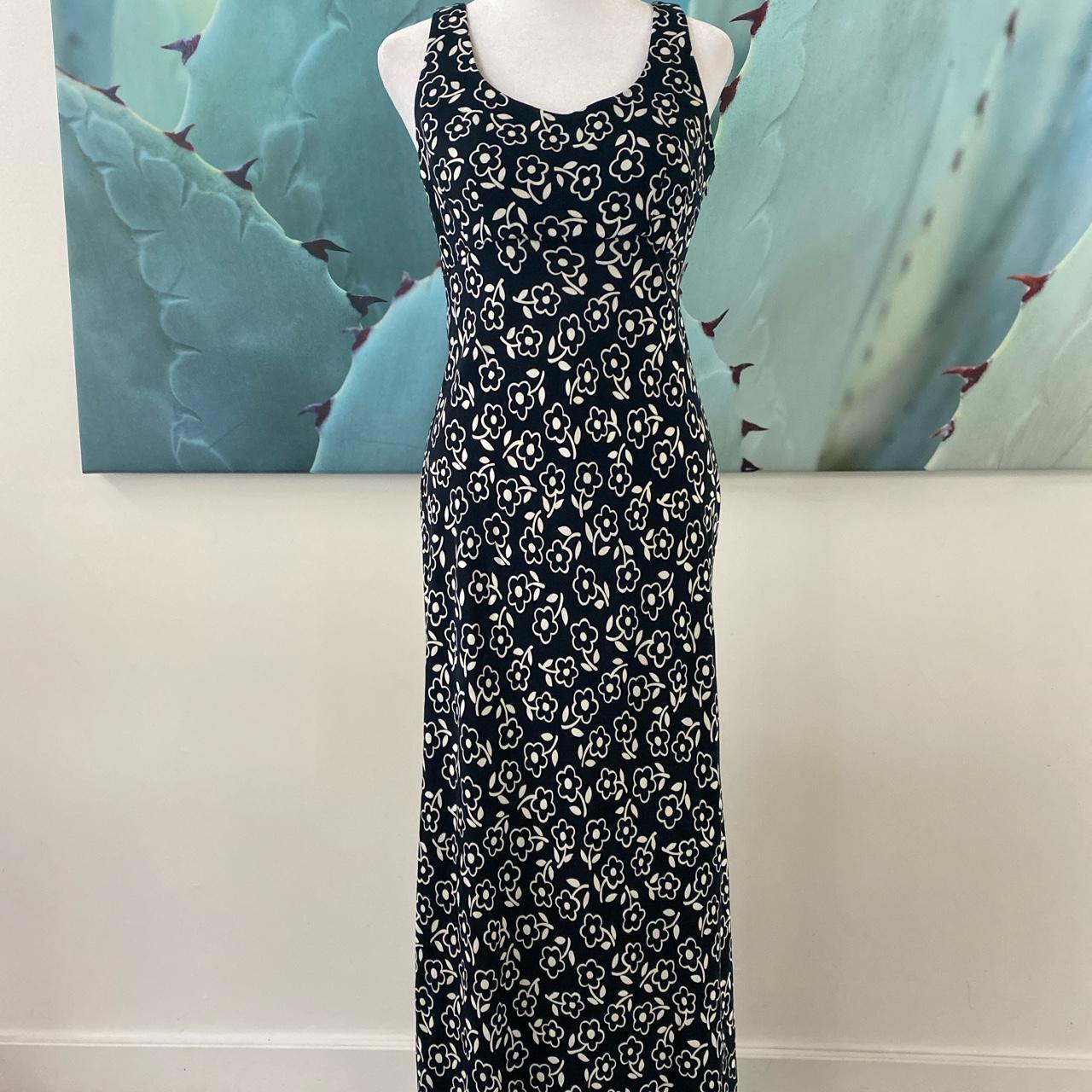 Vintage 90s R Wear Rampage Floral Maxi Tank Dress... - Depop
