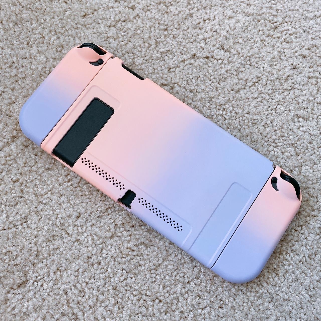 Nintendo Switch Pastel Gradient Case Cover Pink... - Depop