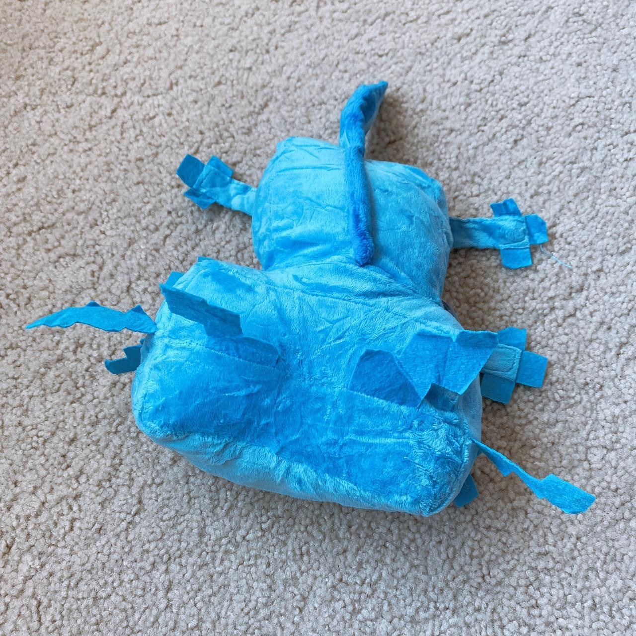 Minecraft Blue Axolotl Plush Mojang Brand new Cute... - Depop