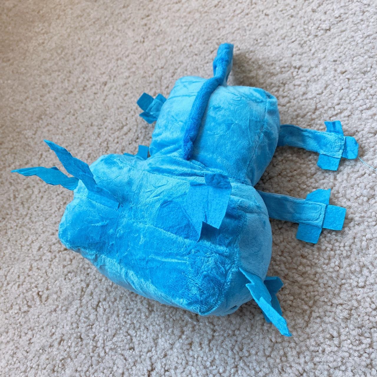 Minecraft Blue Axolotl Plush Mojang Brand new Cute... - Depop
