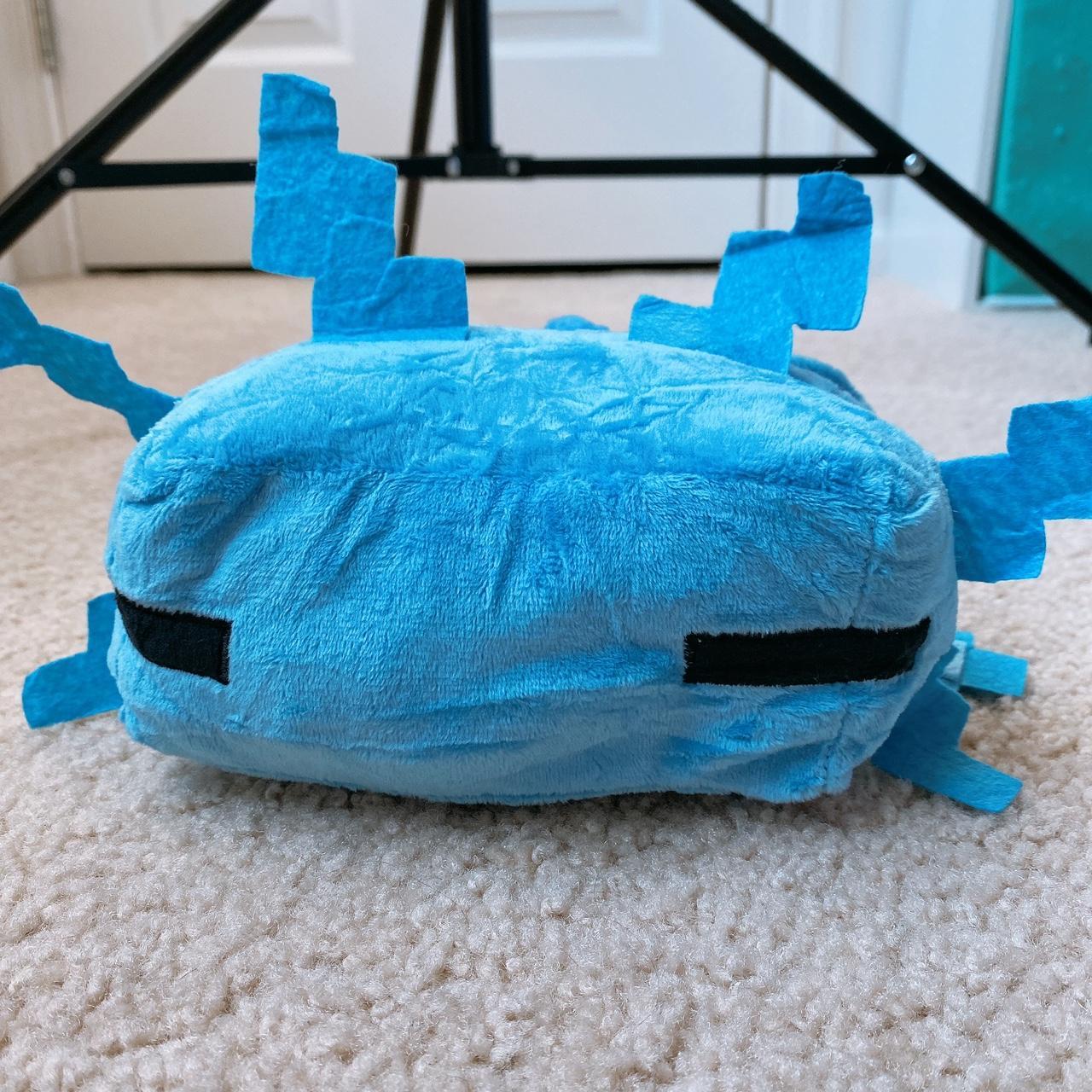 Minecraft Blue Axolotl Plush Mojang Brand new Cute... - Depop
