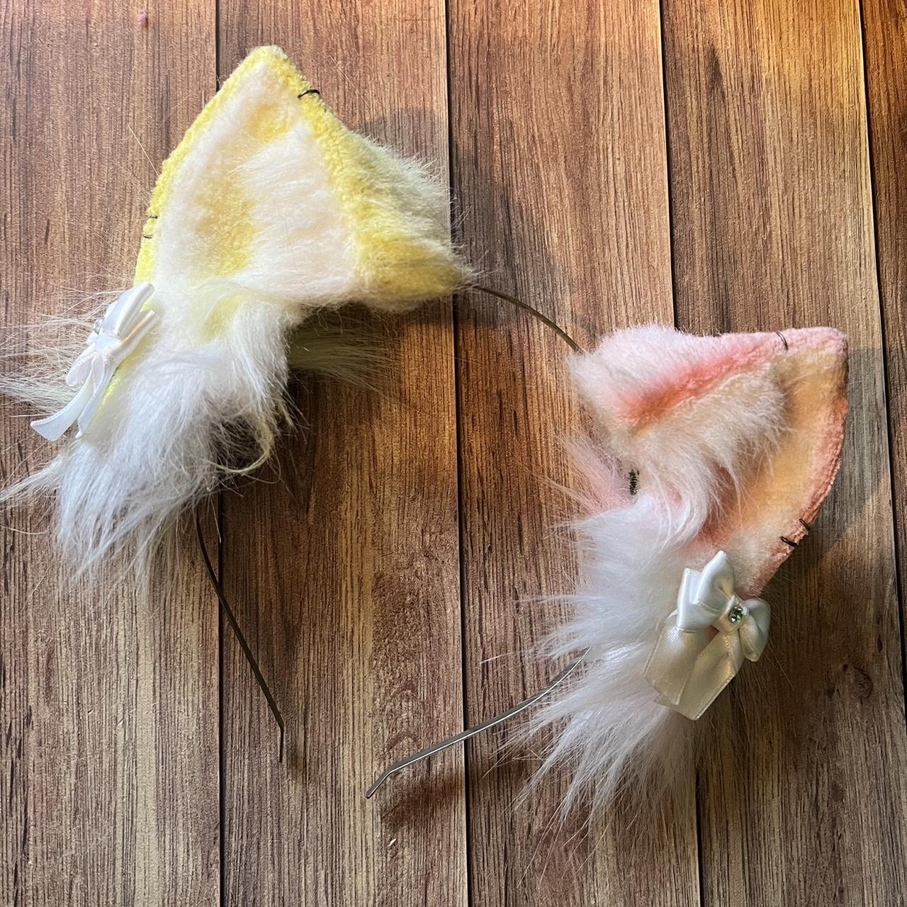 CAT Women's Pink and Yellow Fancy-dress | Depop