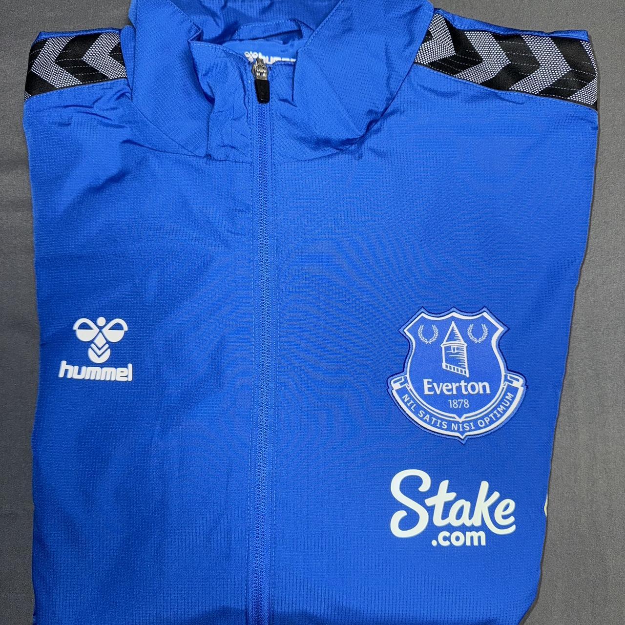 Blue Hummel Everton tracksuit top #EvertonFC | Depop
