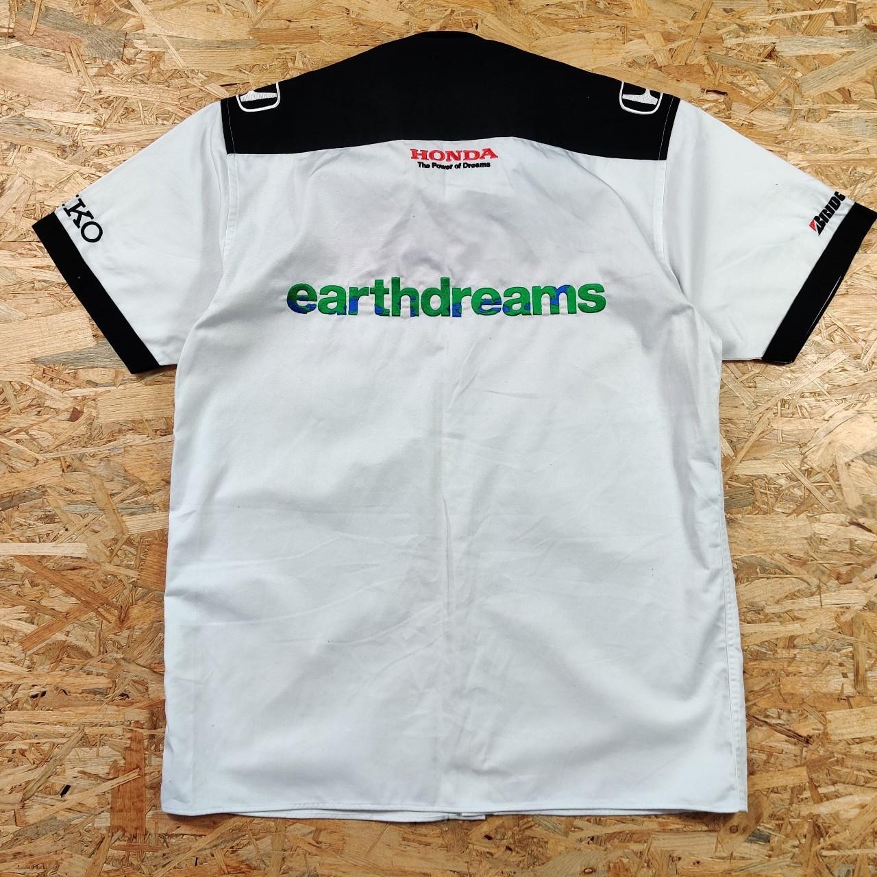 FILA HONDA RACING BUTTON UP SHIRT Y2K BAGGY BIKE... - Depop