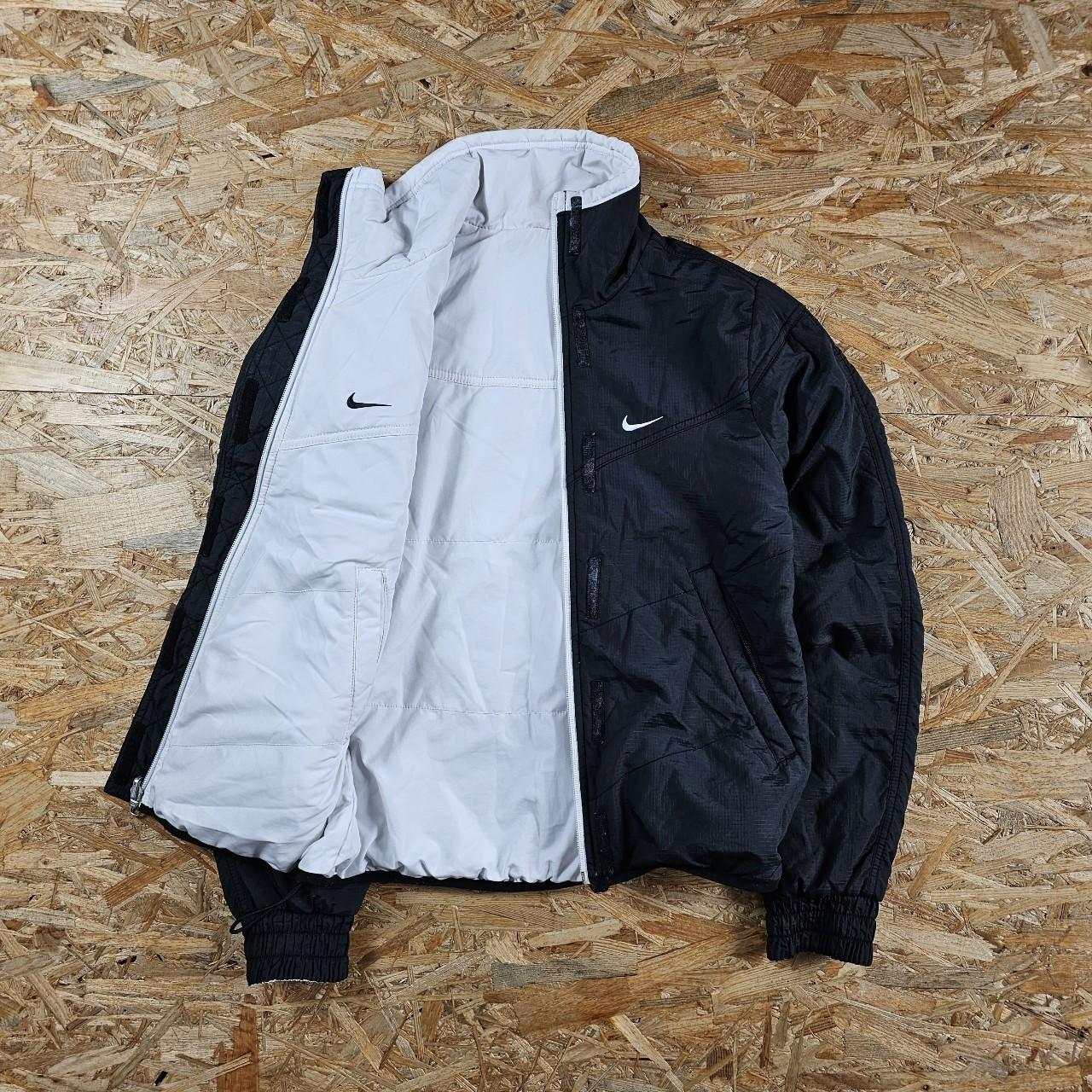 NIKE DOUBLE SIDED JACKET WINDBREAKER Y2K ARCHIVE... - Depop