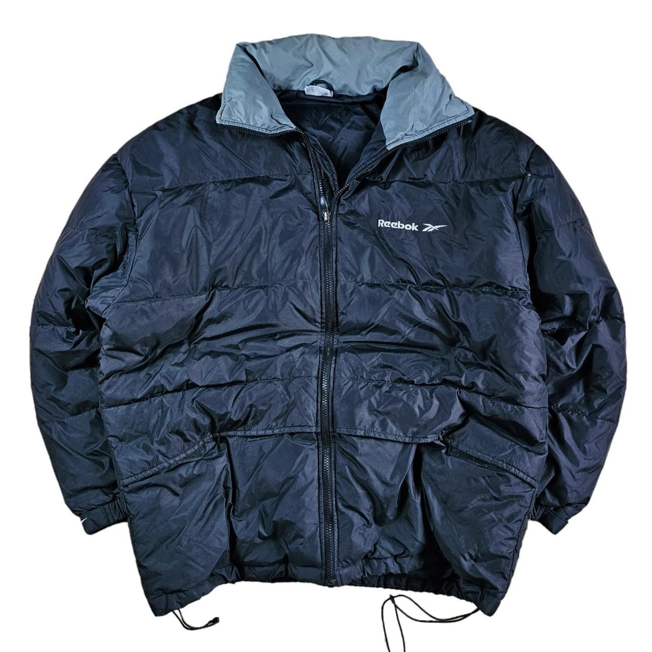 REEBOK PUFFER JACKET DOWN Y2K ARCHIVE AVANT GARDE... - Depop
