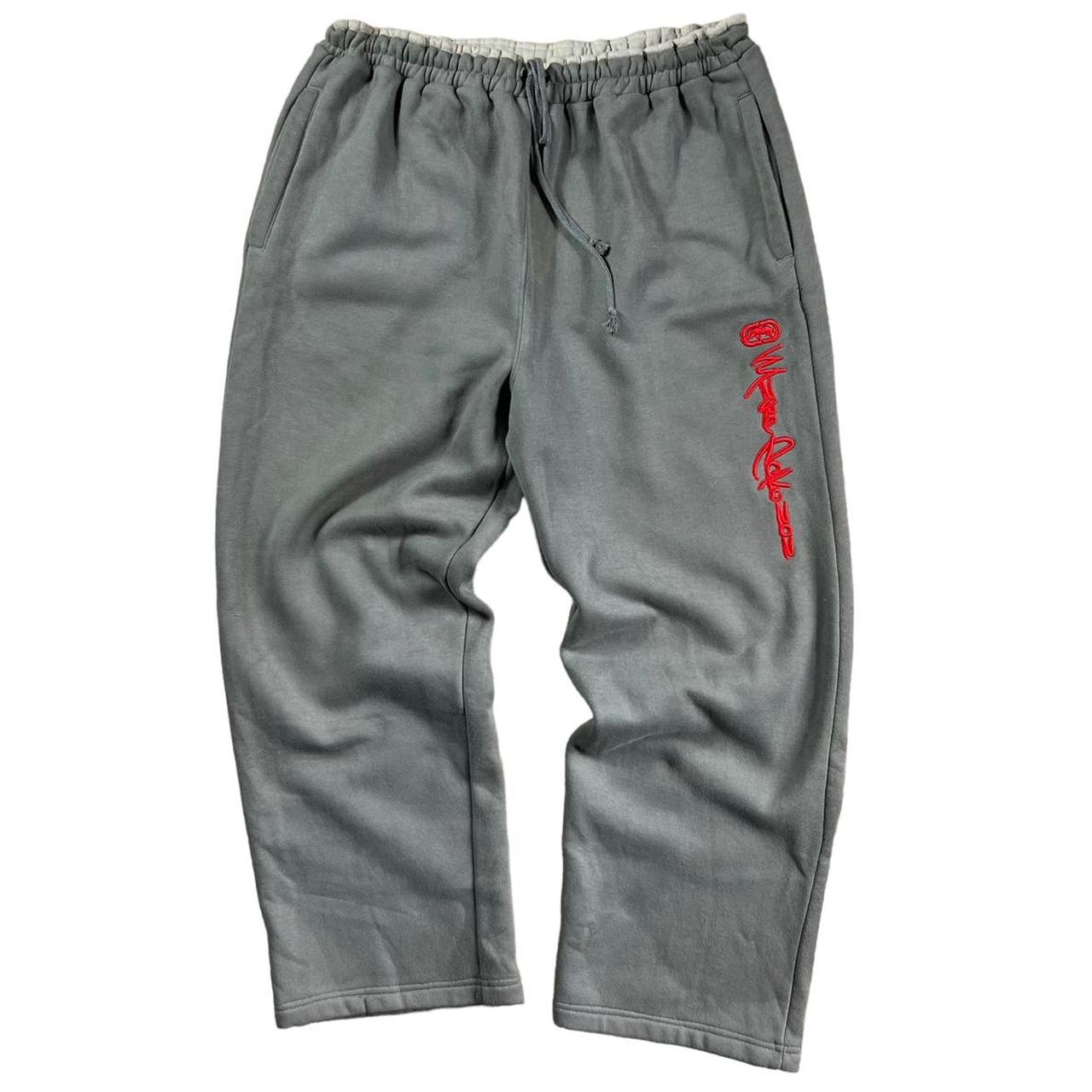 ECKO SWEATPANTS HIPHOP TROUSERS Y2K 2000S CYBER... - Depop