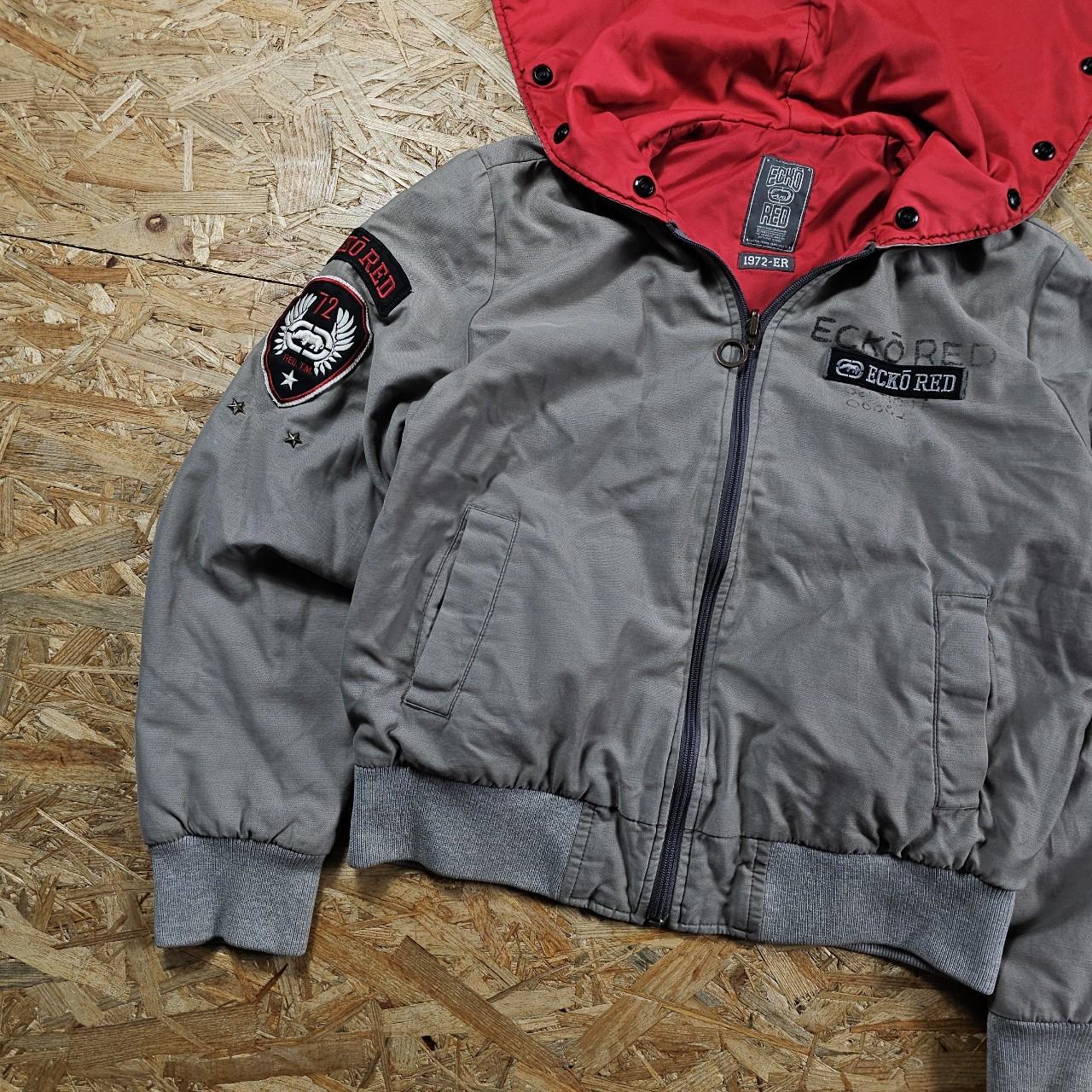 ECKO UNLTD REVERSIBLE CROPPED BOMBER JACKET N2B... - Depop