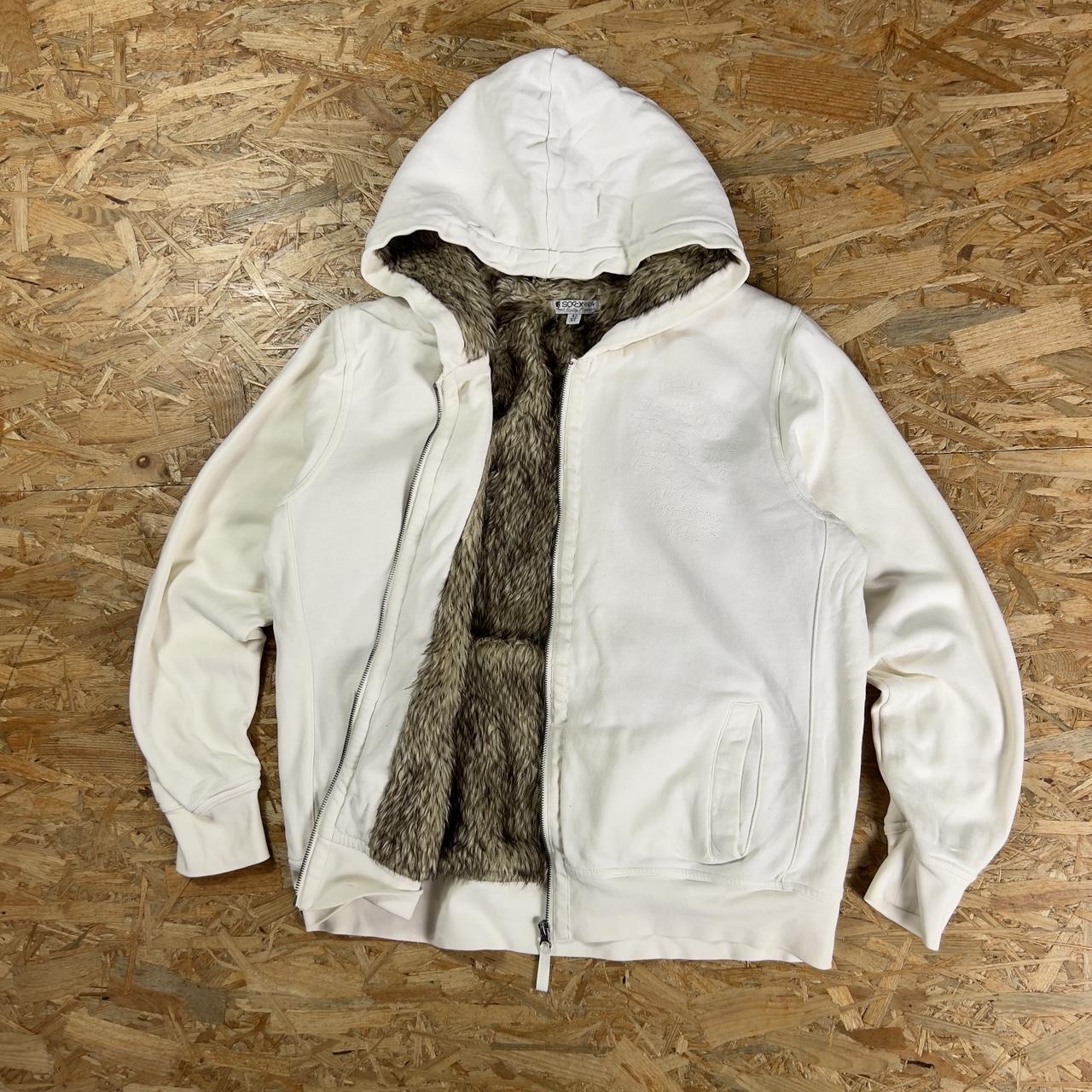 SHERPA JACKET FLEECE HIP-HOP RAP BAGGY JESSE PINKMAN... - Depop