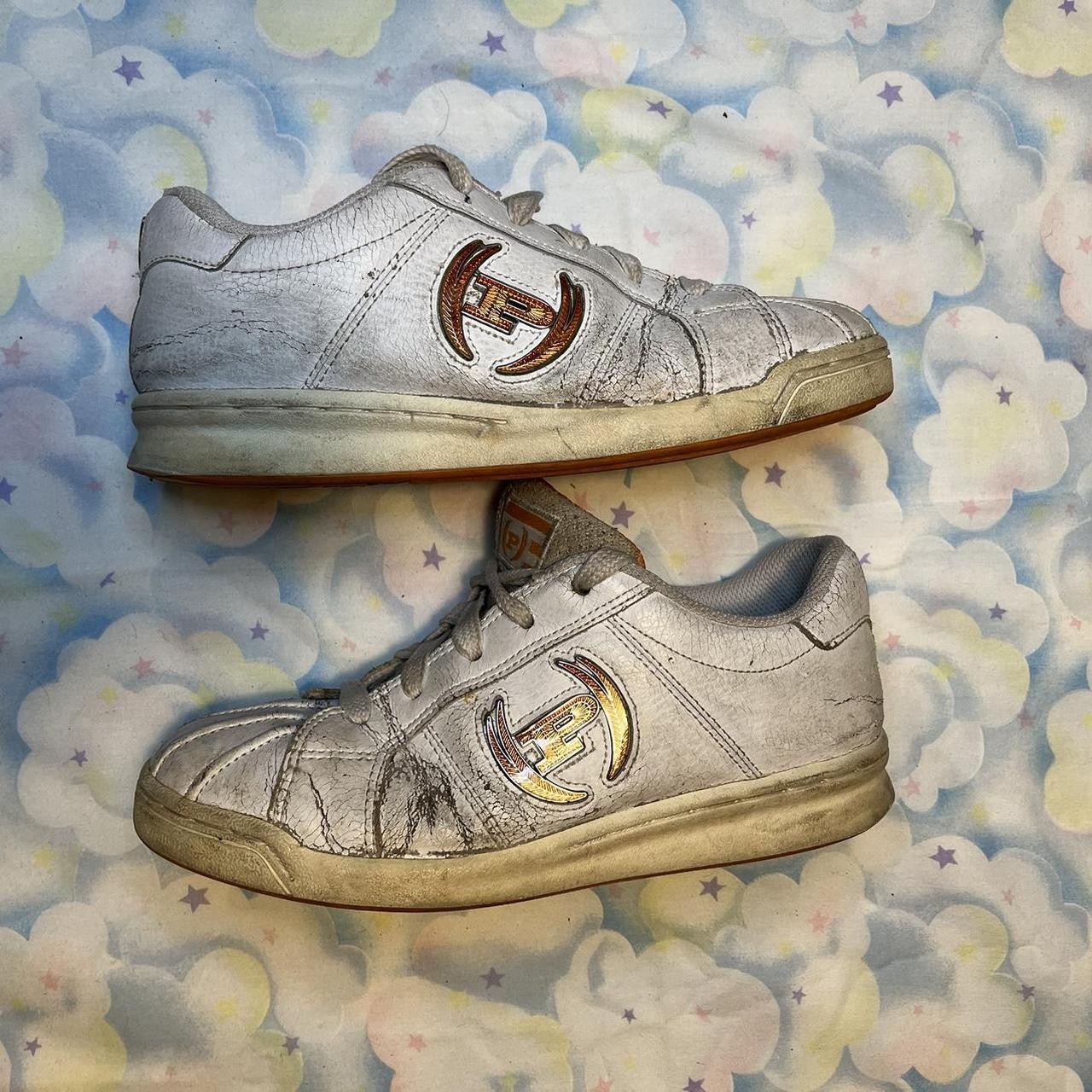 Vintage Phat Farm sneakers ‿︵‿︵‿︵‿୨୧‿︵‿︵‿︵‿ orange... - Depop