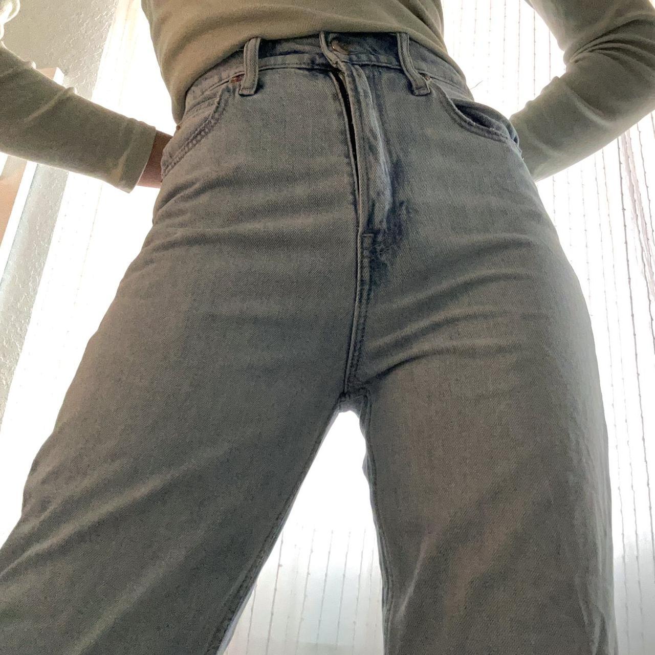 Tall Light Wash Mom Jeans 🛩️ Straight Leg Depop