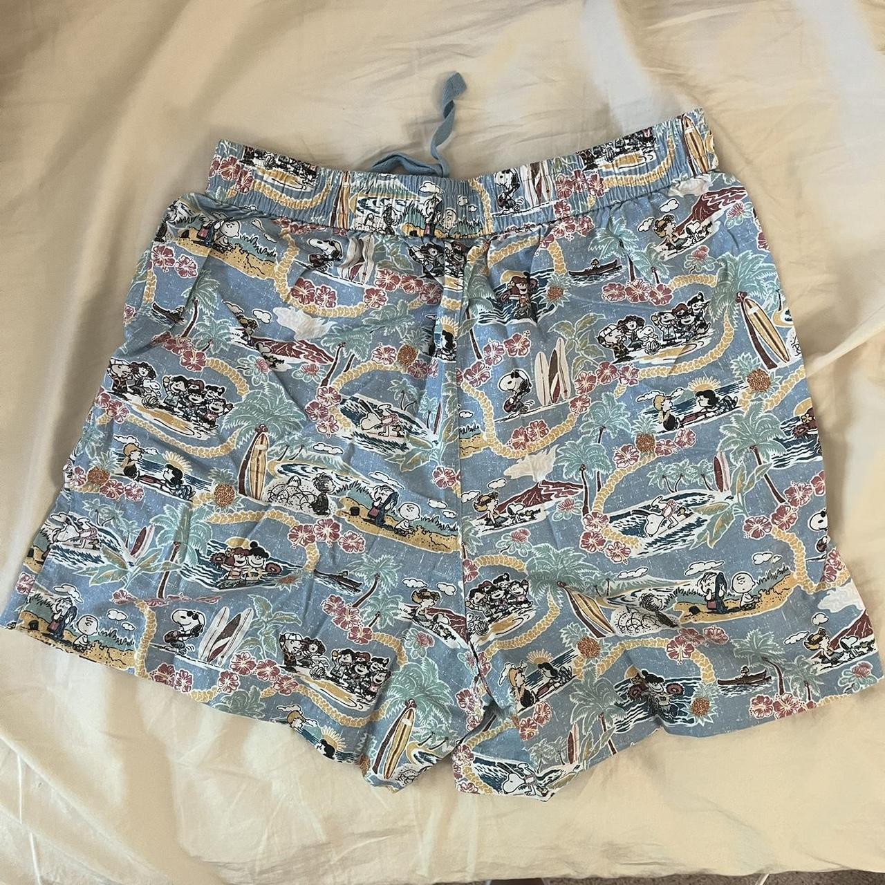 Peanuts x ray spooner uniqlo shorts - Depop