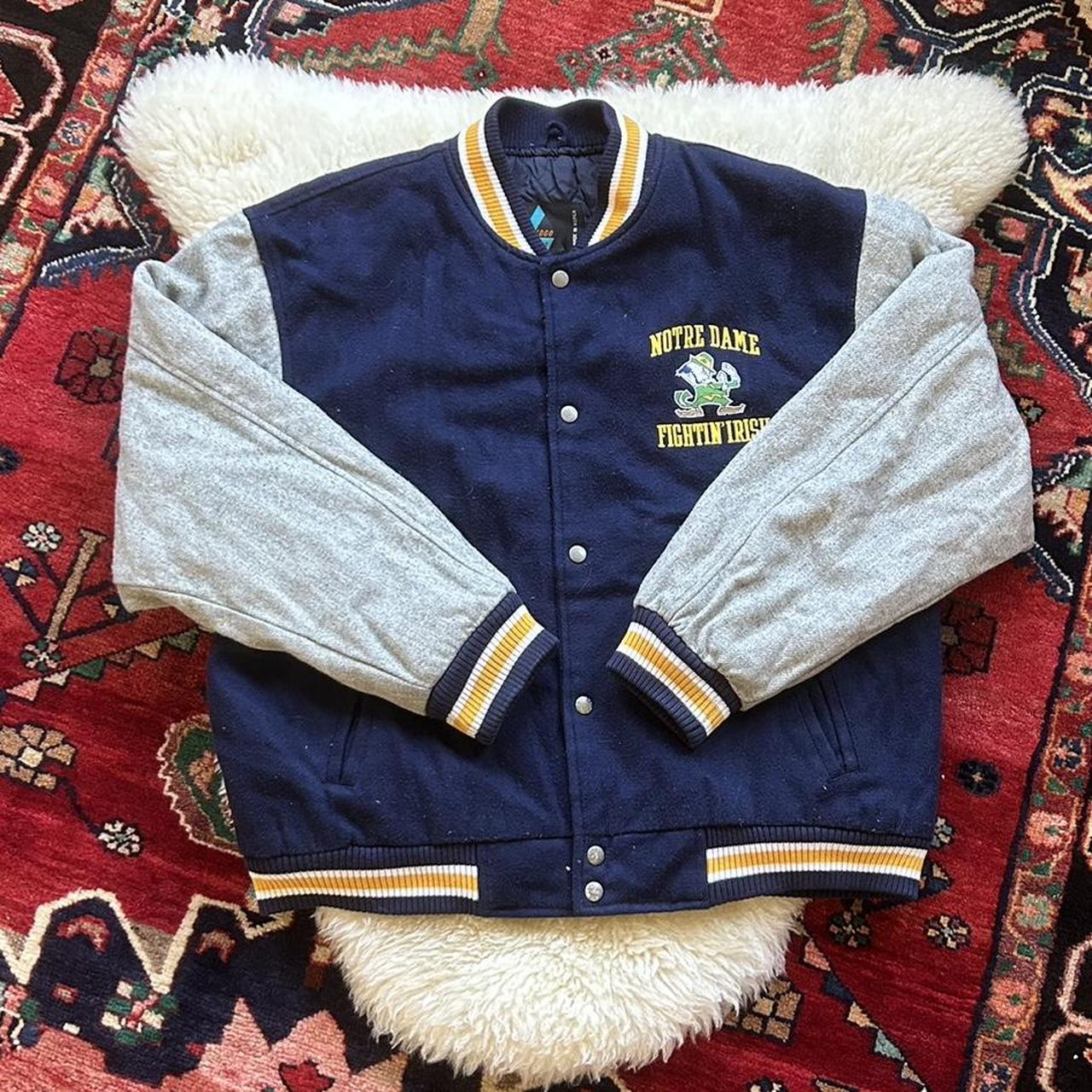 Vintage Notre Dame Varsity Jacket Love this jacket... | Depop
