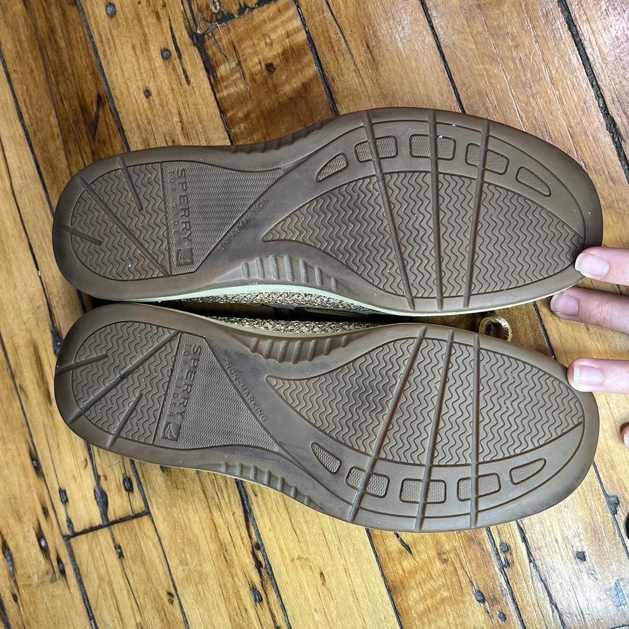 Dusty Rose Pink Sparkle Leather Sperry Top-Sider... - Depop