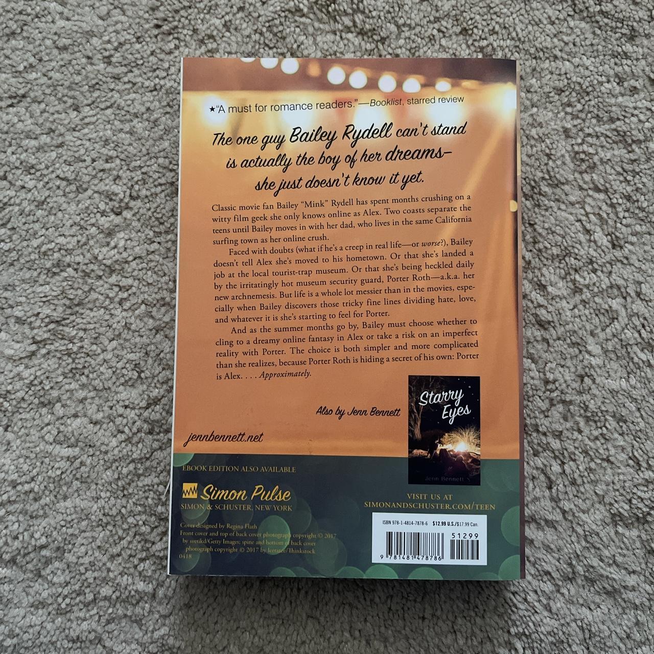 alex, approximately book by jenn bennett never... - Depop