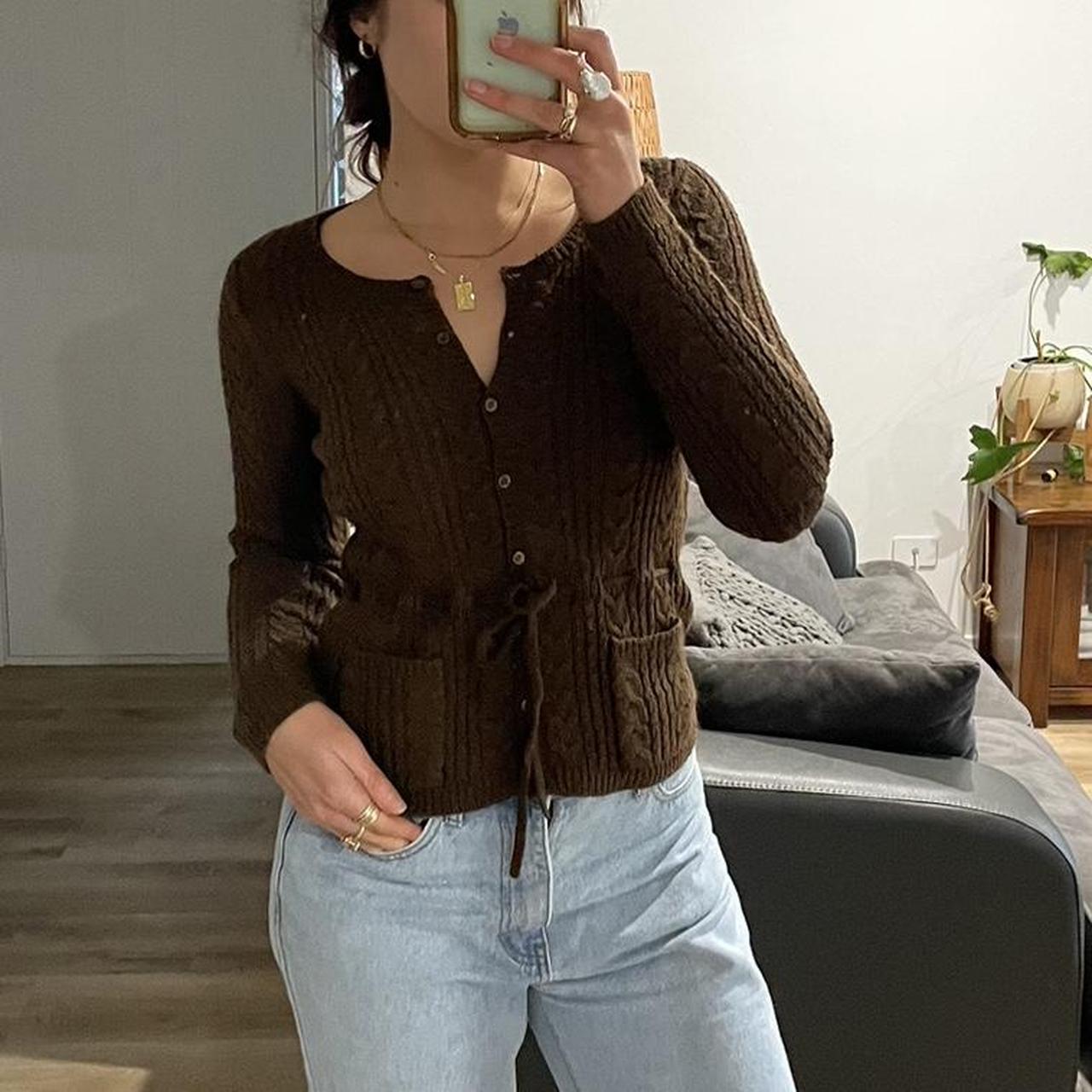 H&M Knit Cardigan Super cute and perfect for these... - Depop