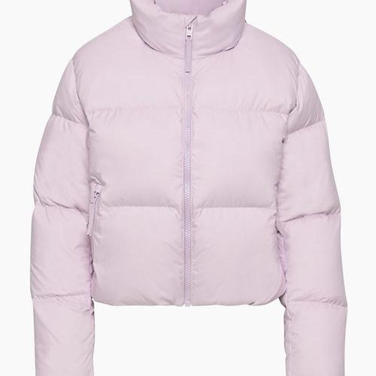 Aritzia Mega Puff Short puffer coat in Lilac. In... - Depop