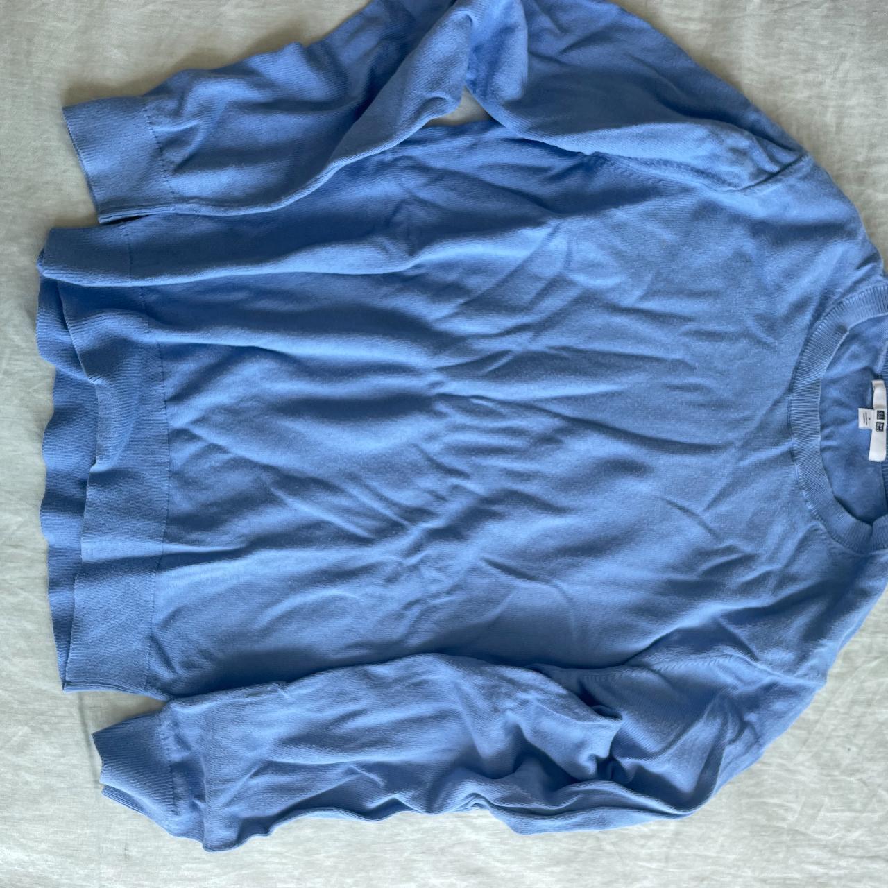 Uniqlo blue jumper. - Depop