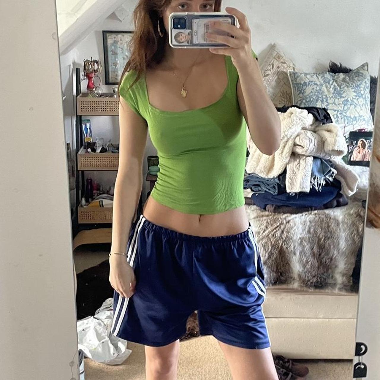 Backless bright top Size S Skims material slim fit... - Depop