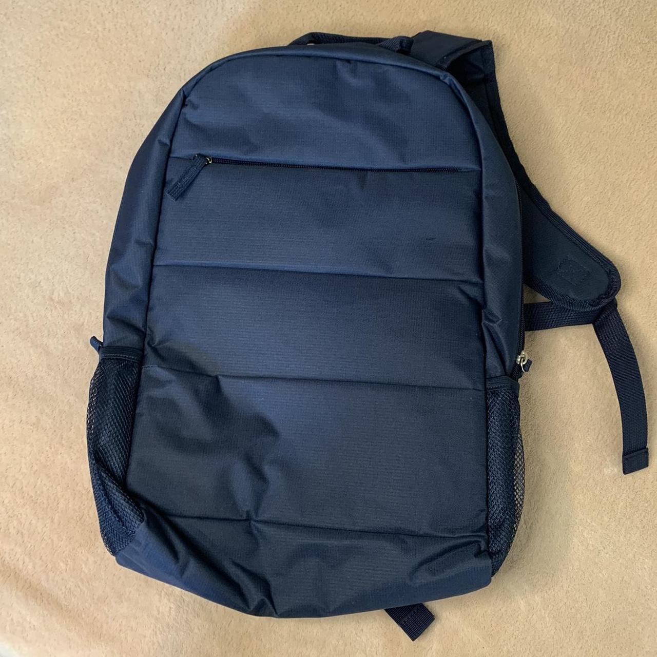 Laptop Carry Case Rucksack Brand new Navy blue... - Depop
