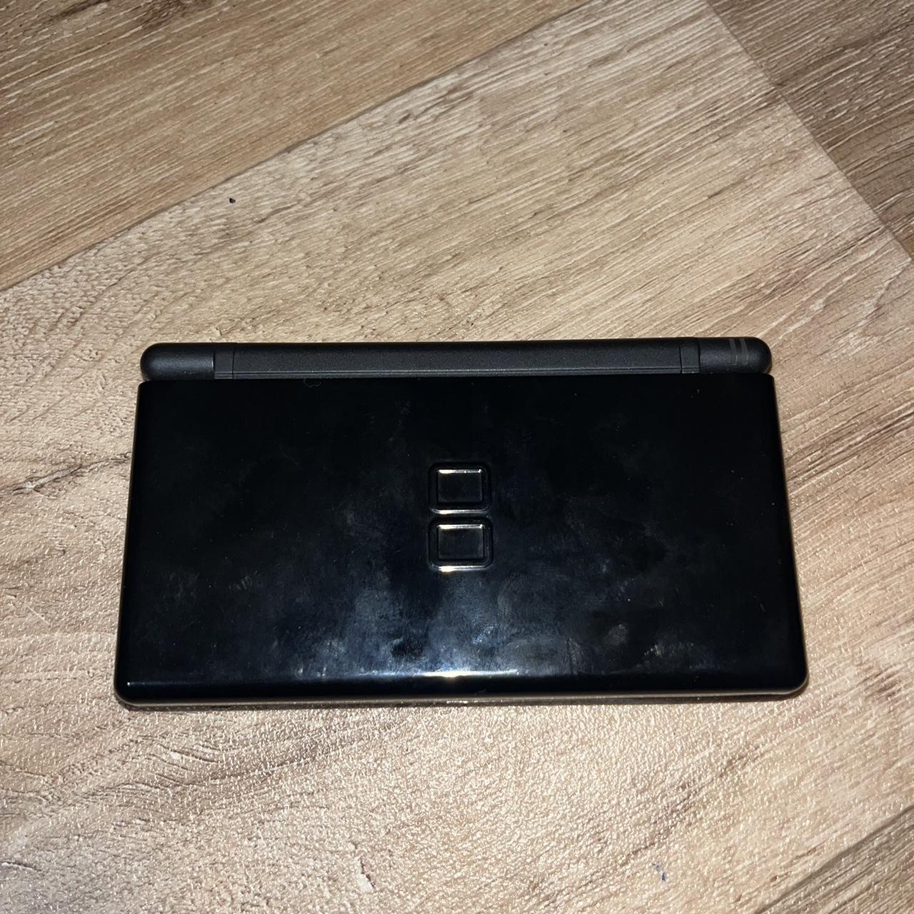 Nintendo ds in black with case and super mario game... - Depop