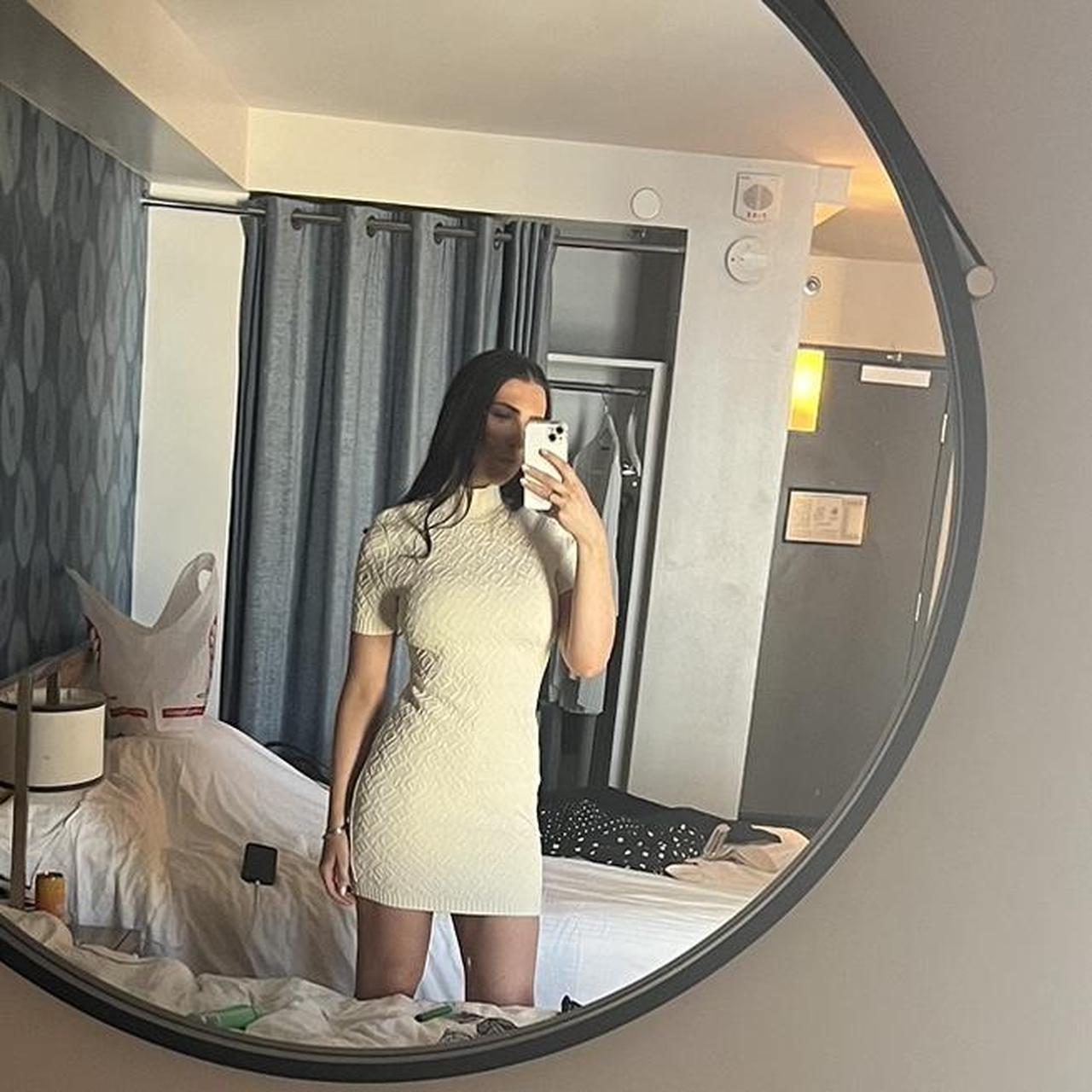 White Skims Fendi dress Size UK 10 Worn once... - Depop