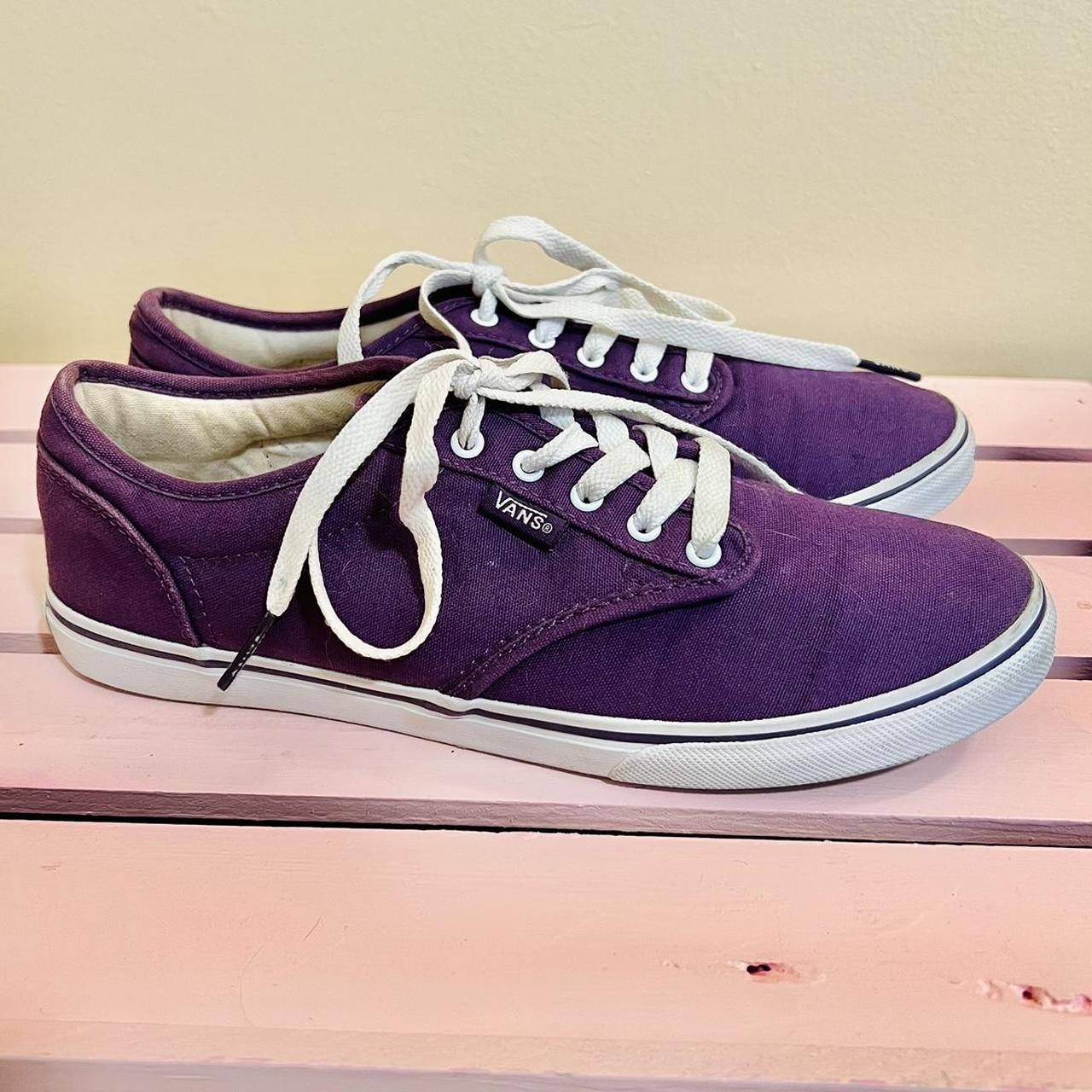 Purple Vans, women’s size 7.5. #purple #vans - Depop