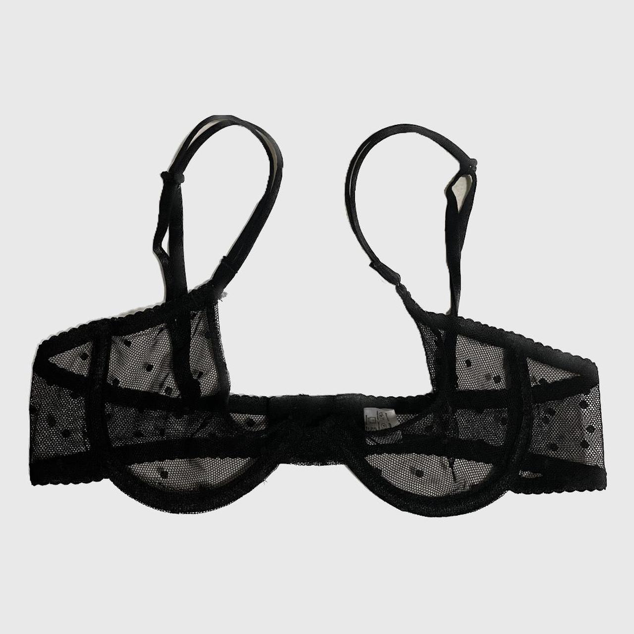Brandy Melville Women's Black Bra | Depop