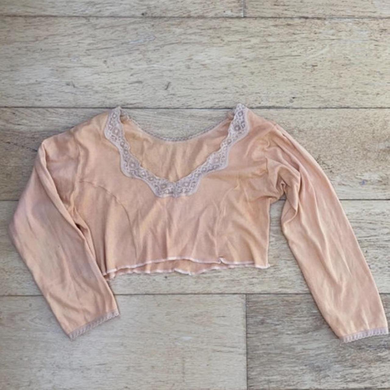 Vintage dyed reworked crop top Very cropped Only... - Depop