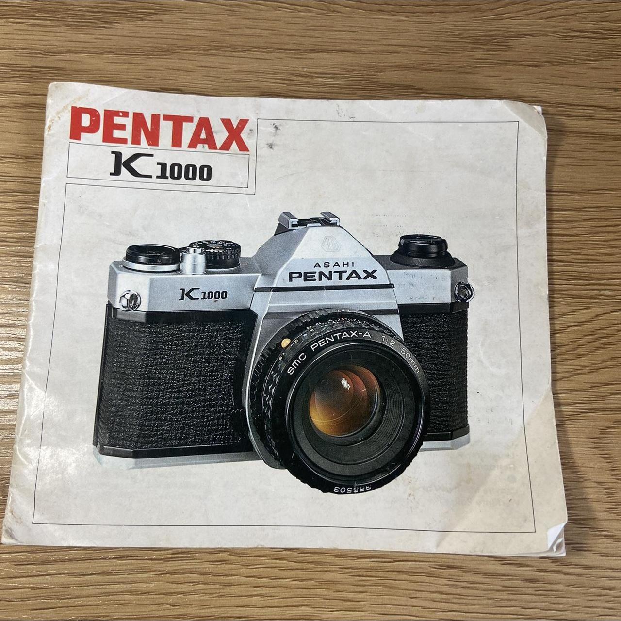 Pentax k1000 SLR film camera with a stock 50mm, 2-22... - Depop