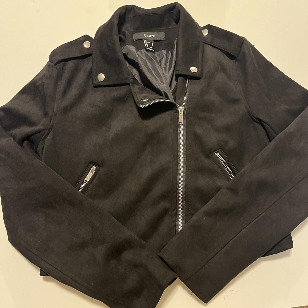 Forever 21 black jacket reminds me of a motorcycle... - Depop