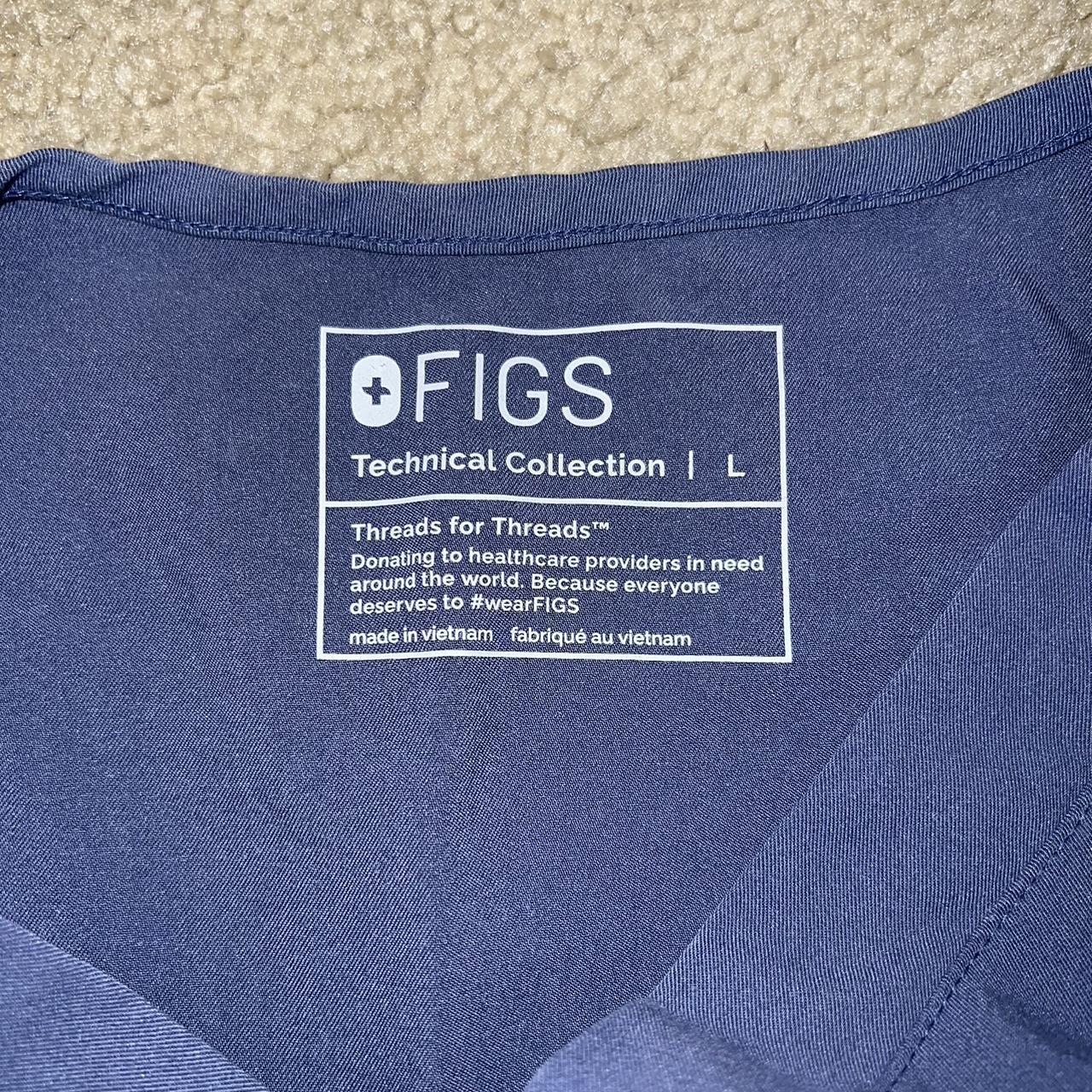 Men’s space gray figs scrubs (3 pocket top +... - Depop