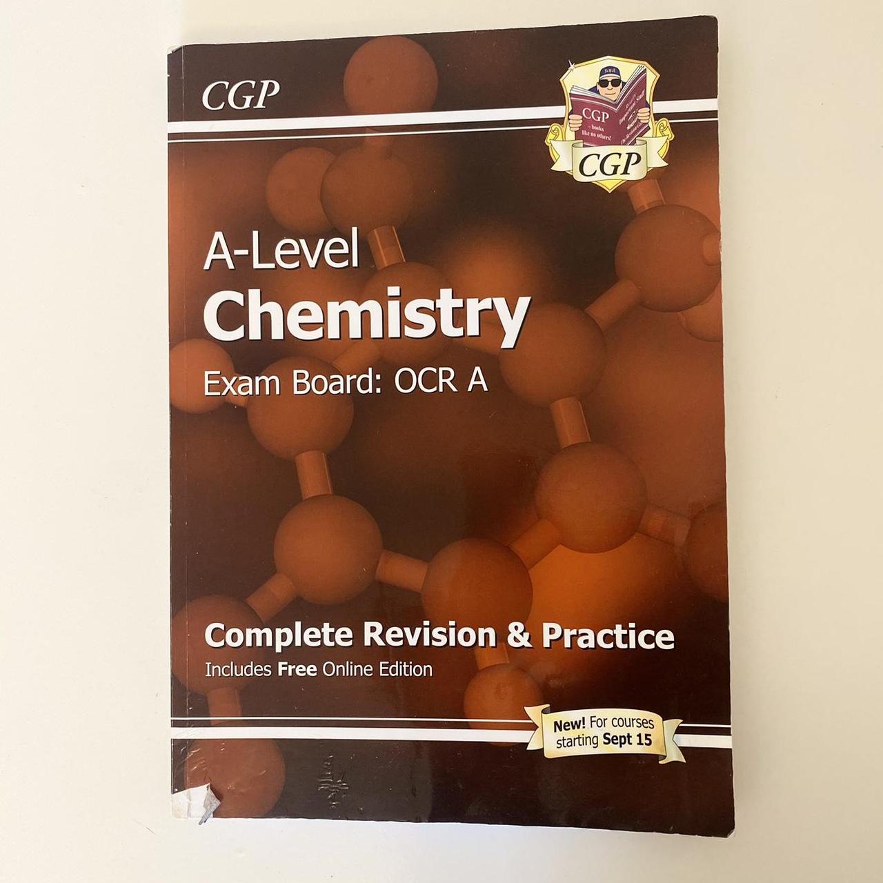 OCR A Level Chemistry CGP revision guide and... - Depop