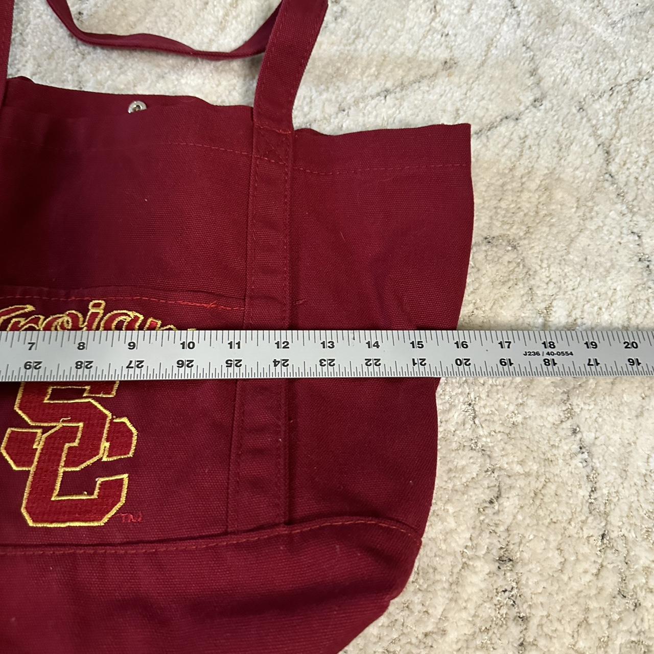 usc Trojans embroidered red tote bag -excellent... - Depop