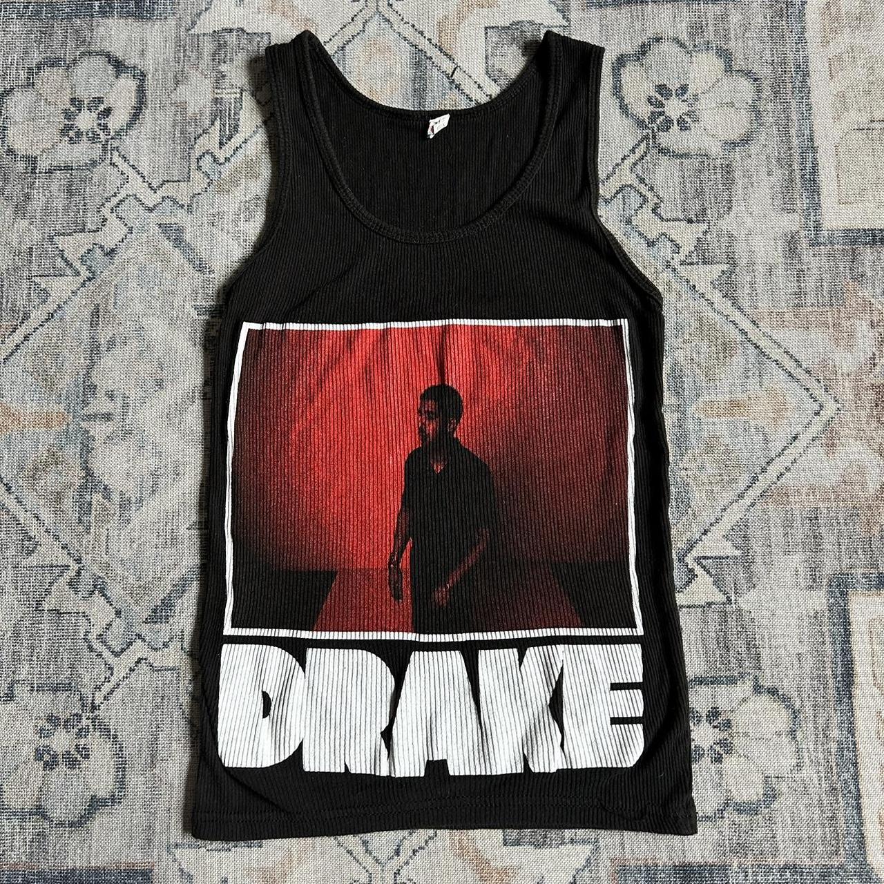Y2K Drake club paradise tour tank tee size... - Depop