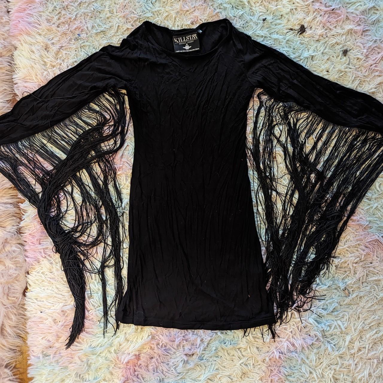 Fringe kill star bodycon dress ~ perfect for a goth... - Depop