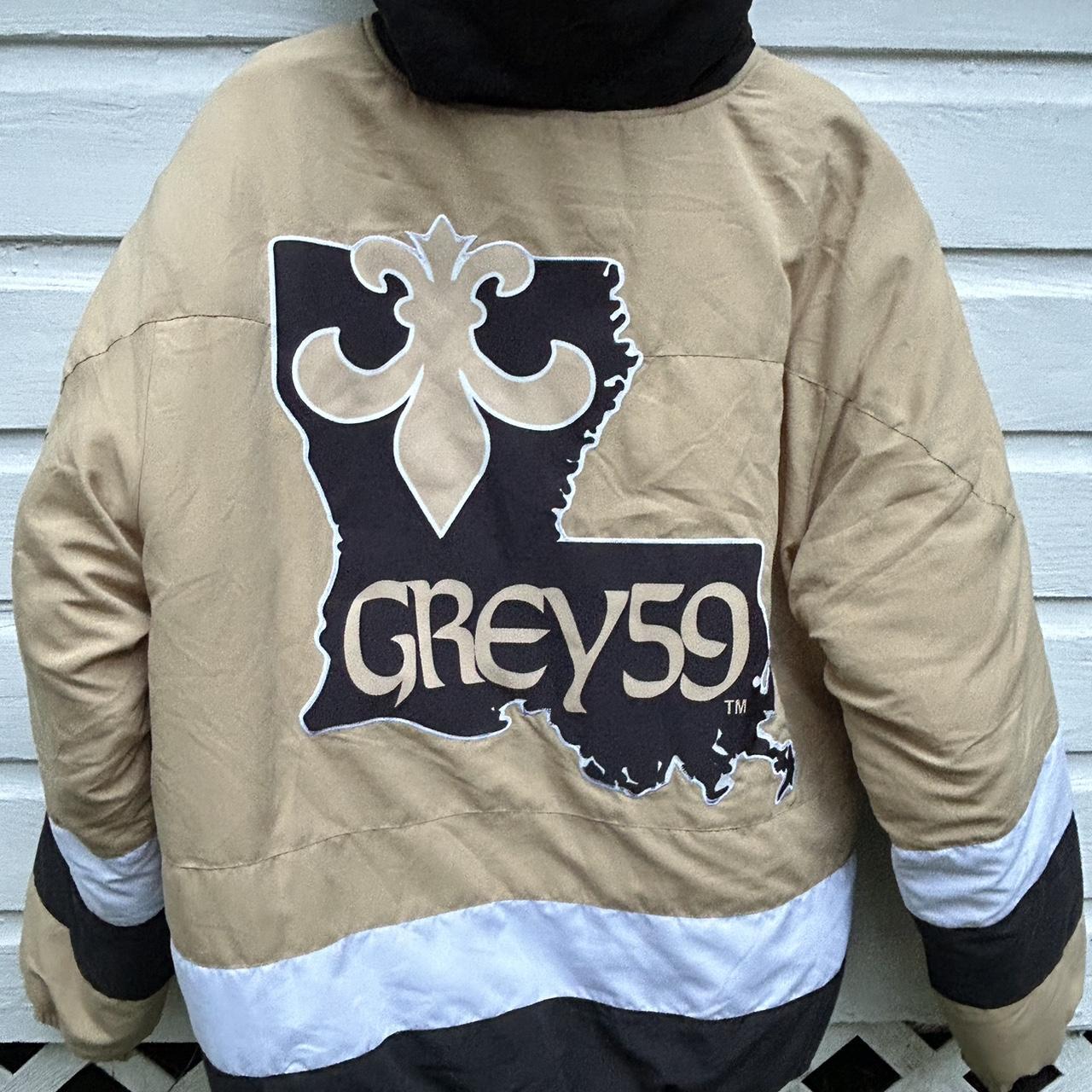 G59 WHO DAT Stadium Jacket. Size XL. Tried on once... - Depop