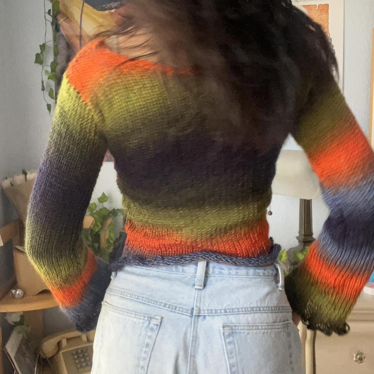 Super adorable handmade knit sweater