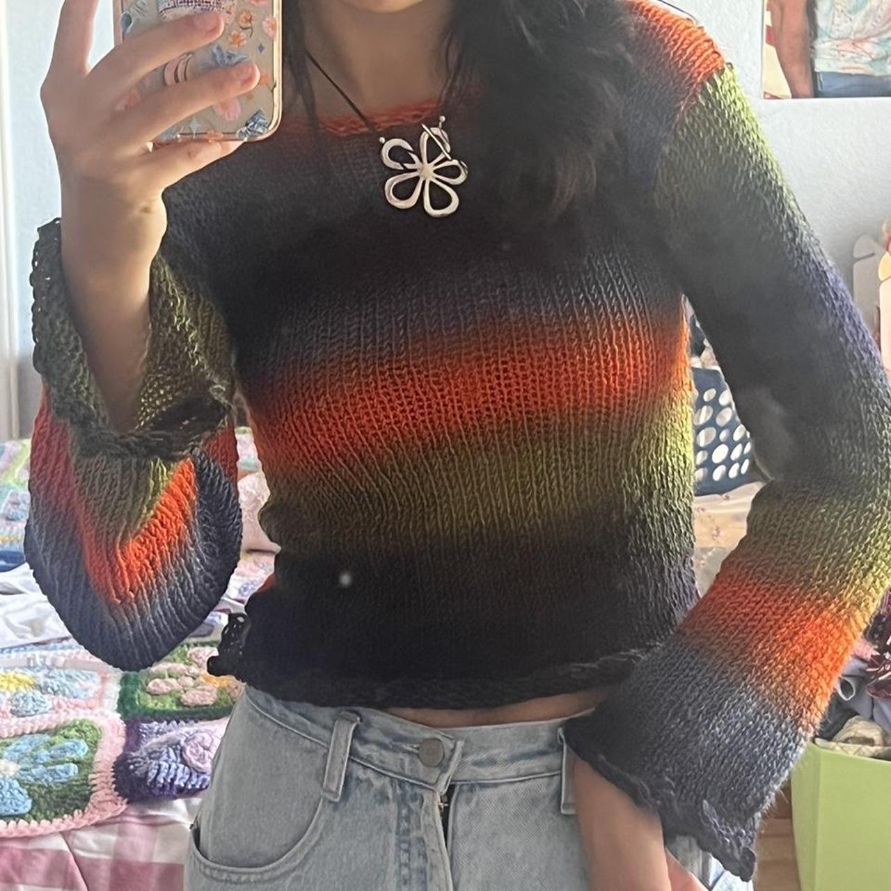 Super adorable handmade knit sweater