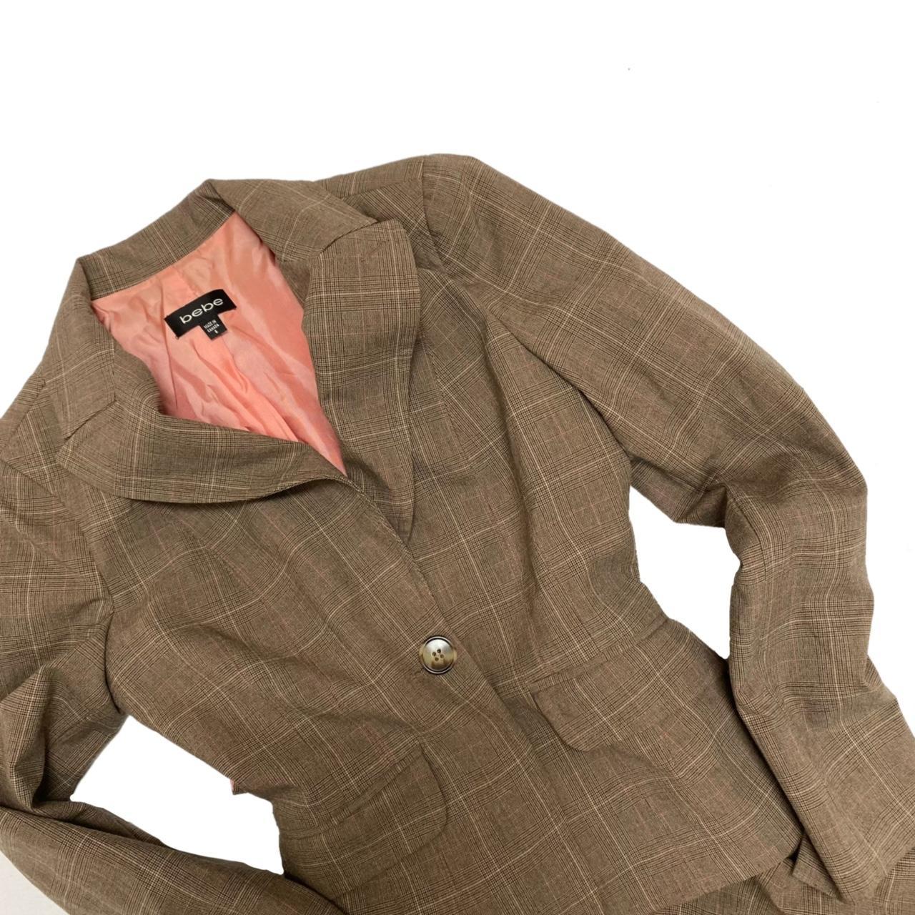 precious vintage bebe skirt & blazer set ♡ (one of... - Depop