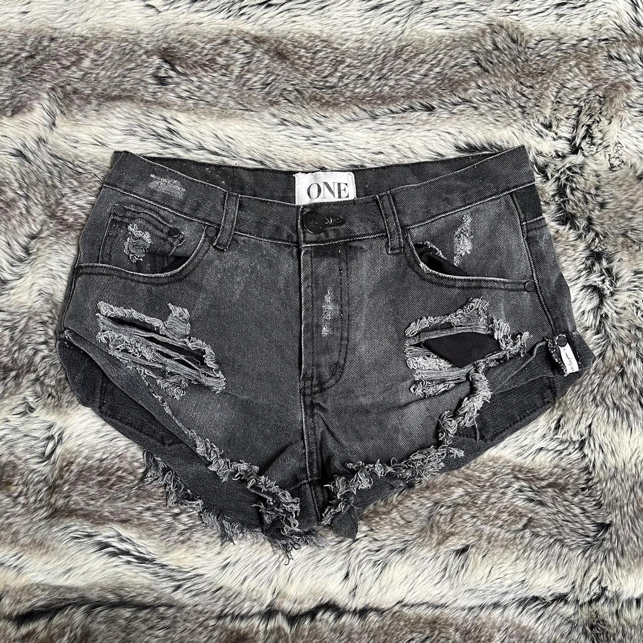 One teaspoon denim shorts Size 26 ‘Bandits’ style,... - Depop