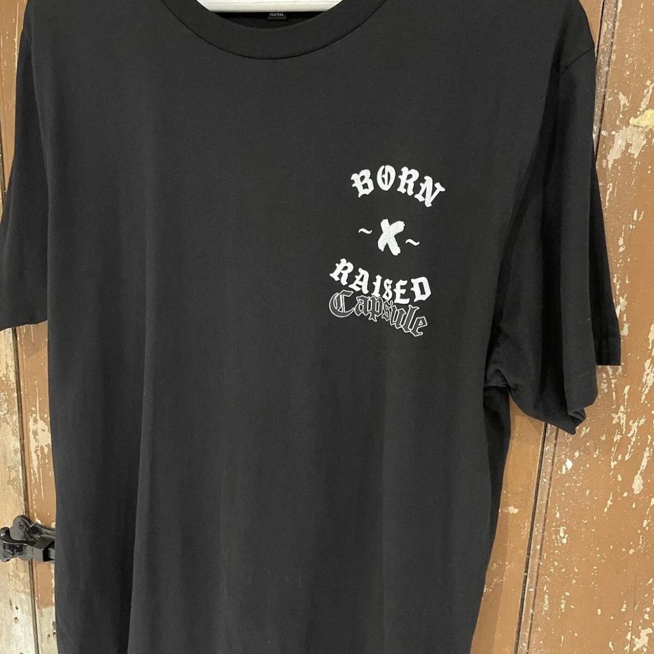 Born x Raised T shirt Size Medium Black - Depop