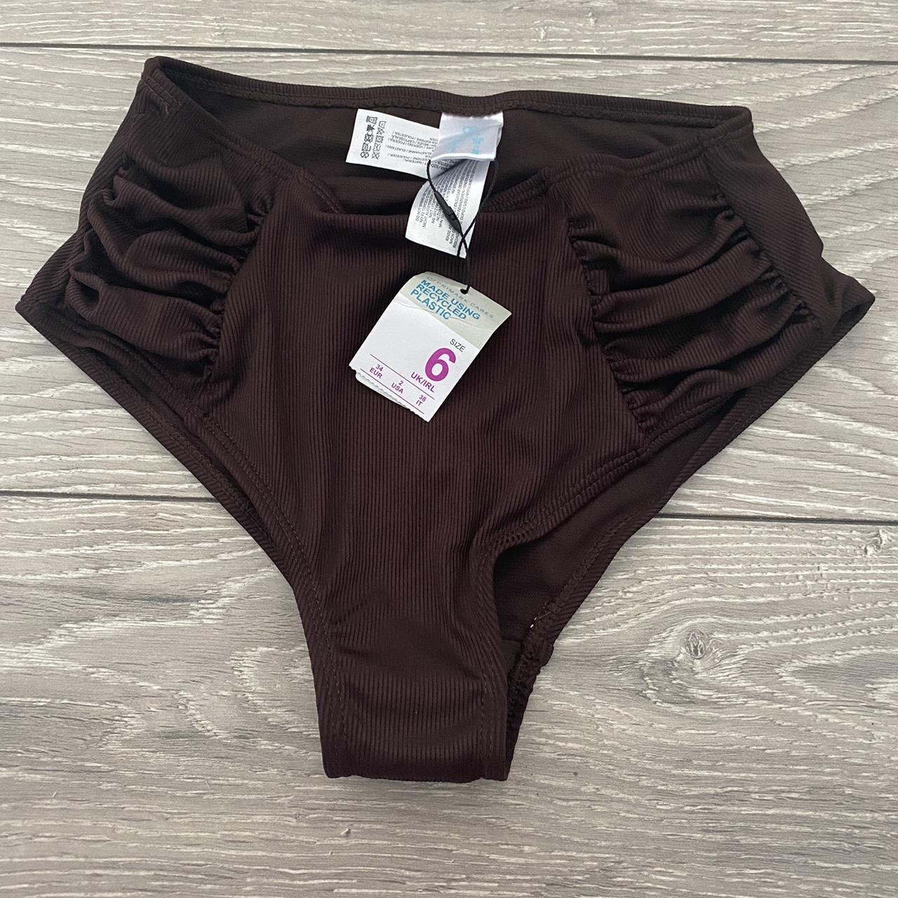 Women's Brown Bikini-and-tankini-bottoms | Depop