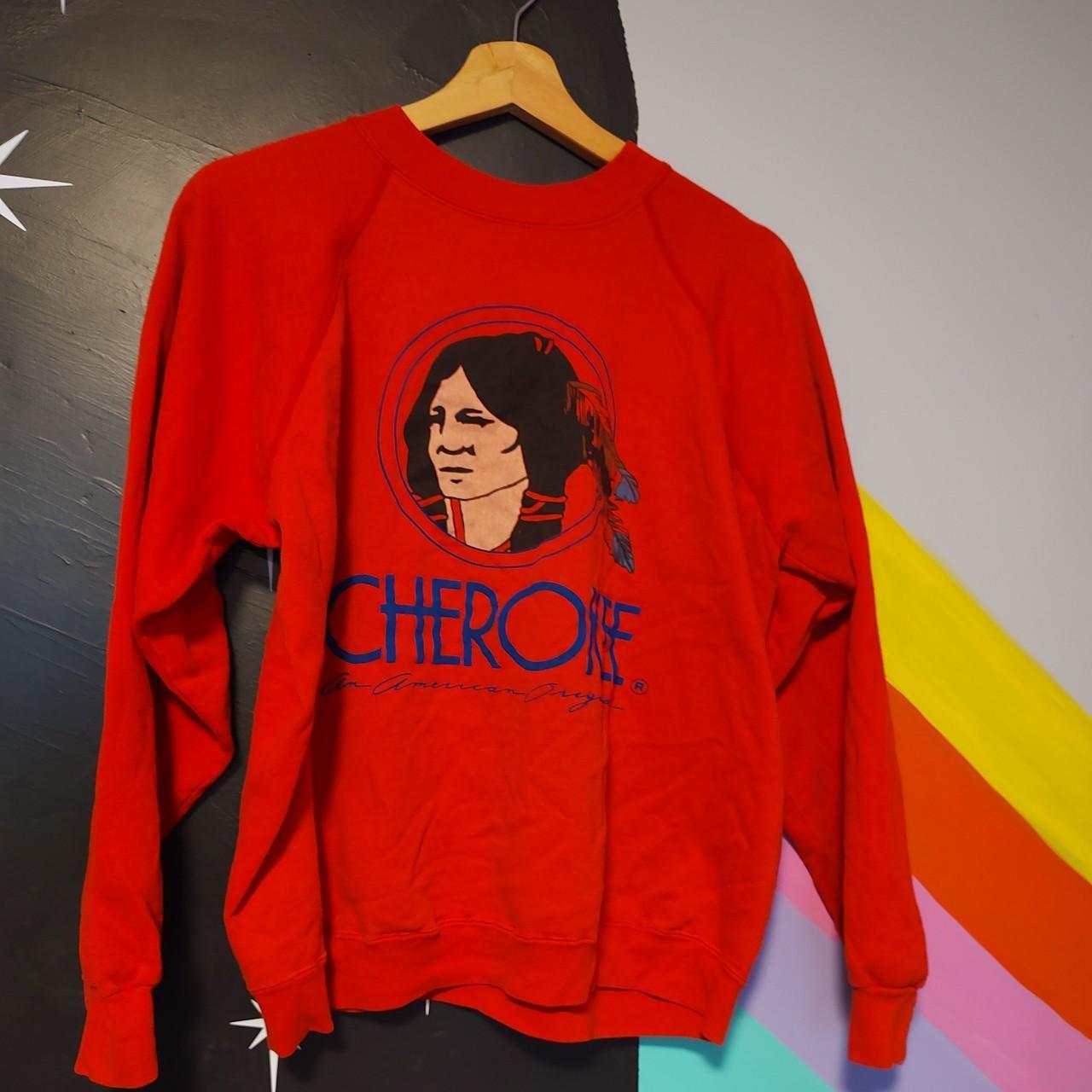 Cherokee Men's Red Sweatshirt | Depop