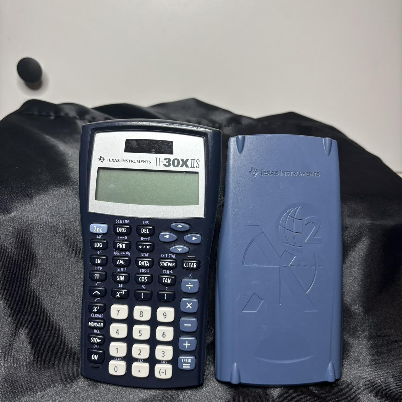 Texas Instruments TI-30X IIS calculator in blue... | Depop