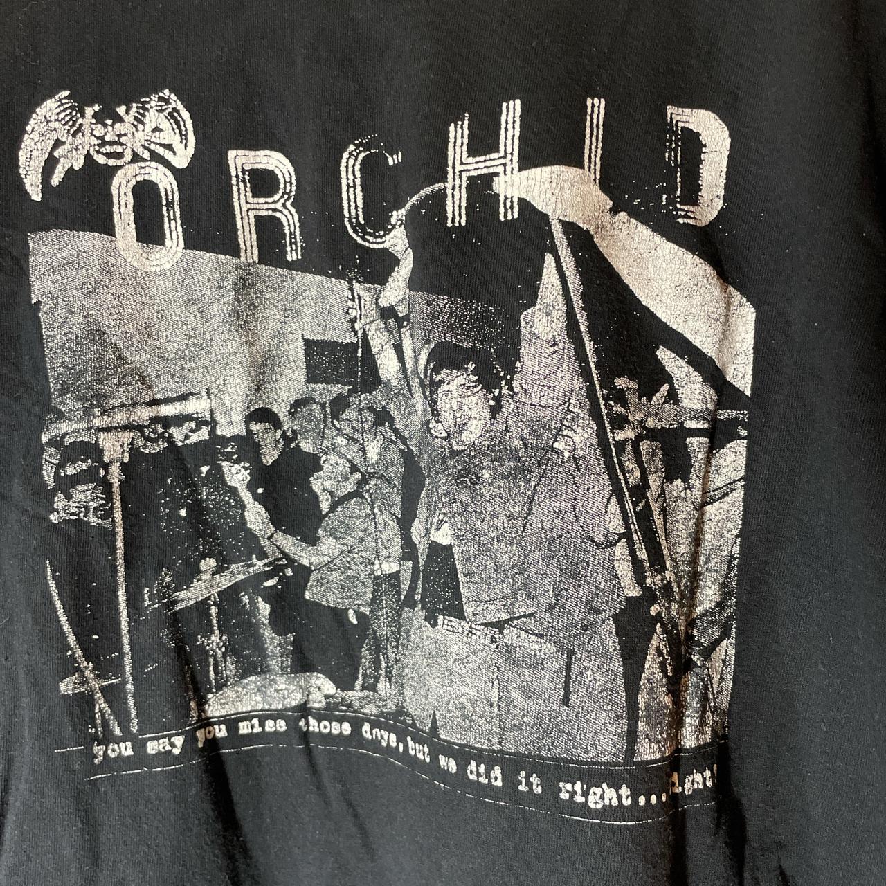 ORCHID band t shirt size XL. Black Gildan... - Depop